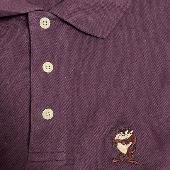 Warner Bros. | Shirts | Warner Bros Xl Polo Shirt Mens Warner Bros Tazz ...